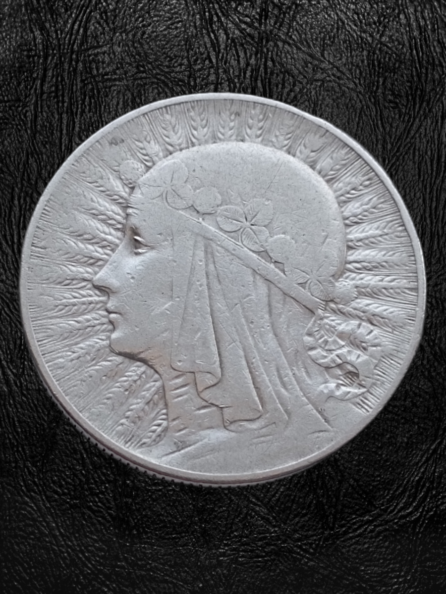 Польша, 5 злотых 1933 г. Голова Полонии