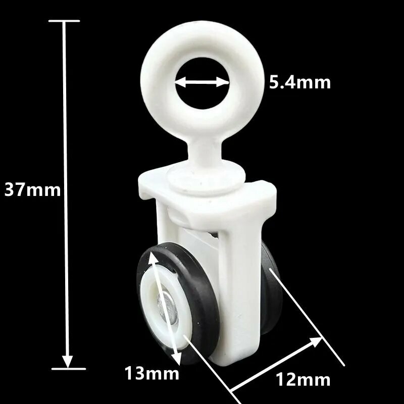 Бегунки для профилей KRAAB SYSTEMS, Бегунки с виниловым покрытием для электрокарниза 25 штук