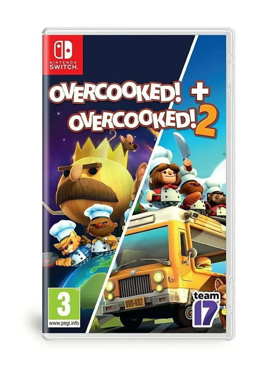 Игра Overcooked! Special Edition + Overcooked! 2, Nintendo Switch, русские субтитры