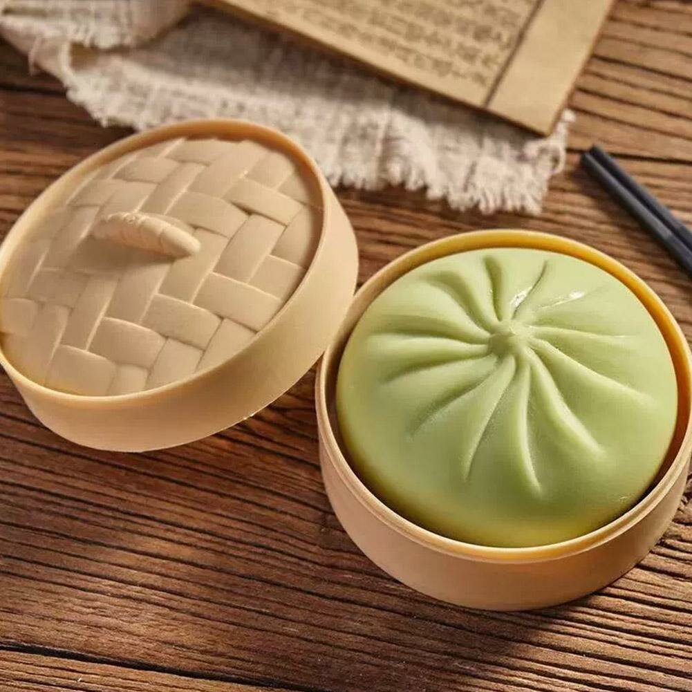 Антистресс-игрушка Музыка в стиле пинч в форме пирога baozi 6см мягкая многоцветная для расслабления