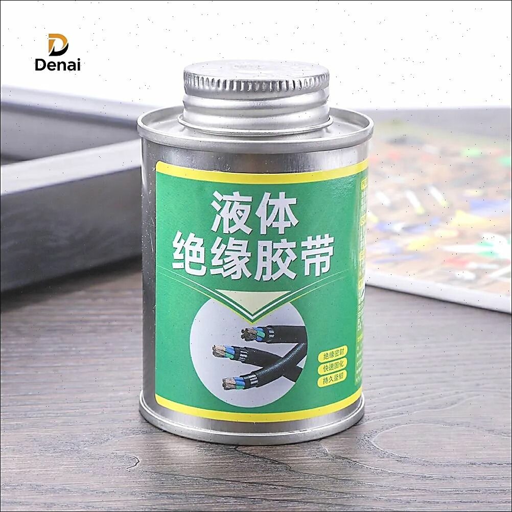 Жидкая электрическая лента 150 мл водонепроницаемая для ремонта кабелей паста электрическая лента клей