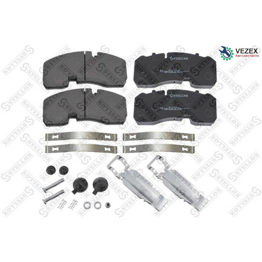 STELLOX 8501428SX колодки дисковые !29165 210x92.5x30. отв. датч5мм \BPW (05/03>) KNORR SB374