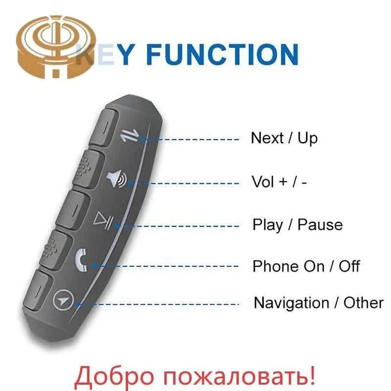 Вставка мультируля для удобного управления, черного цвета, 1 шт — фото 1