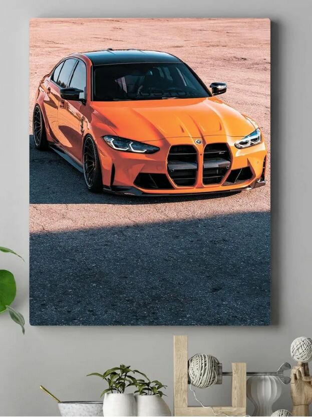 Алмазная мозаика / Алмазная роспись "БМВ BMW" 30x40 см