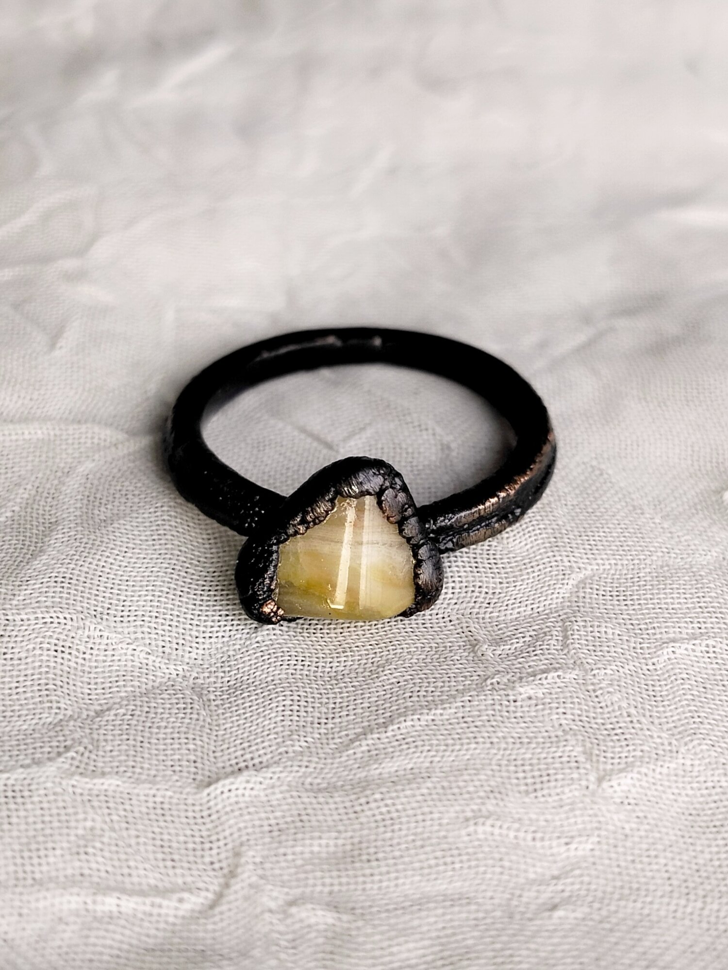 Кольцо, агат