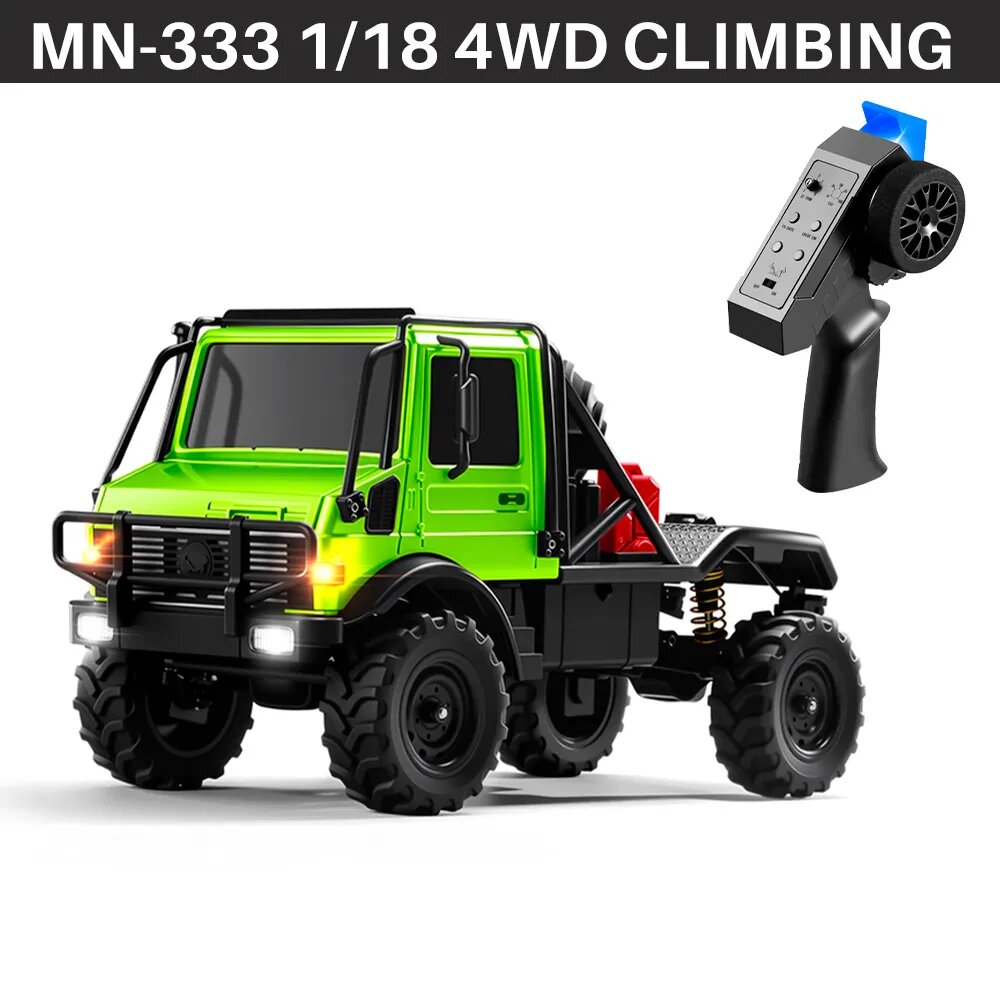 Радиоуправляемый Вездеход MN MODEL MN333 1/18, Кравлер с Металлическим Кузовом, Полный Привод