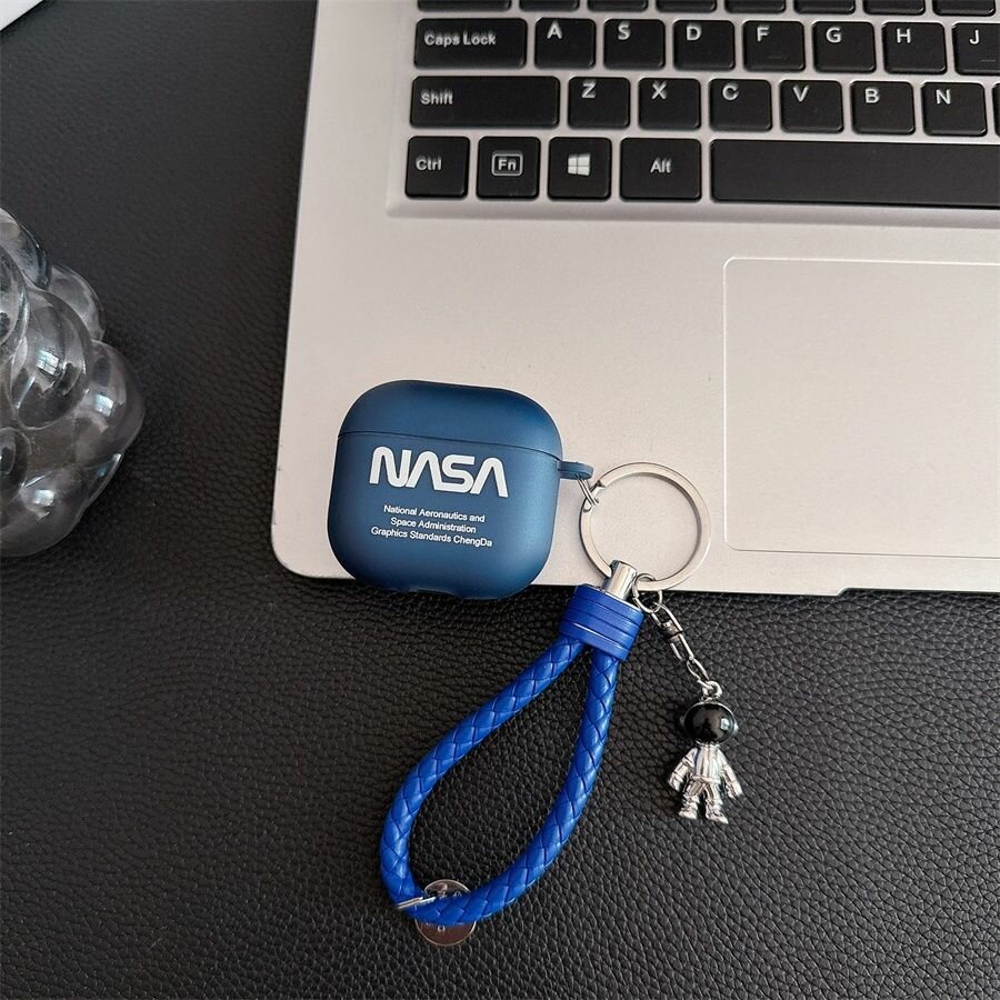 Чехол для наушников беспроводные AirPods 4 Pro2 Pro 3 2 NASA силиконовый чехол для беспроводных наушников