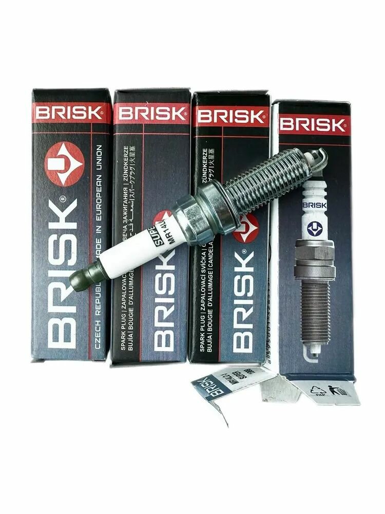 Свечи зажигания BRISK для ВАЗ-2190, лада Largus (дв.11182) , Рено Логан, Дастер (H4M 16 клап.) 1,0 мм № 1999