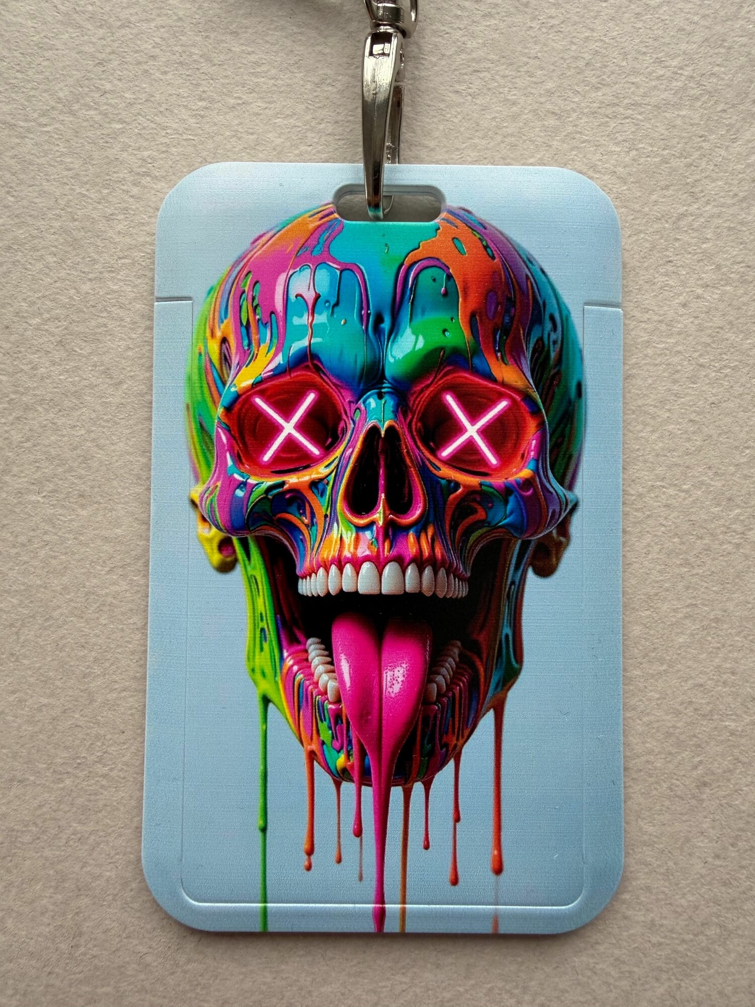 Бейдж для пропуска с рулеткой, Чехол для пропуска с рулеткой