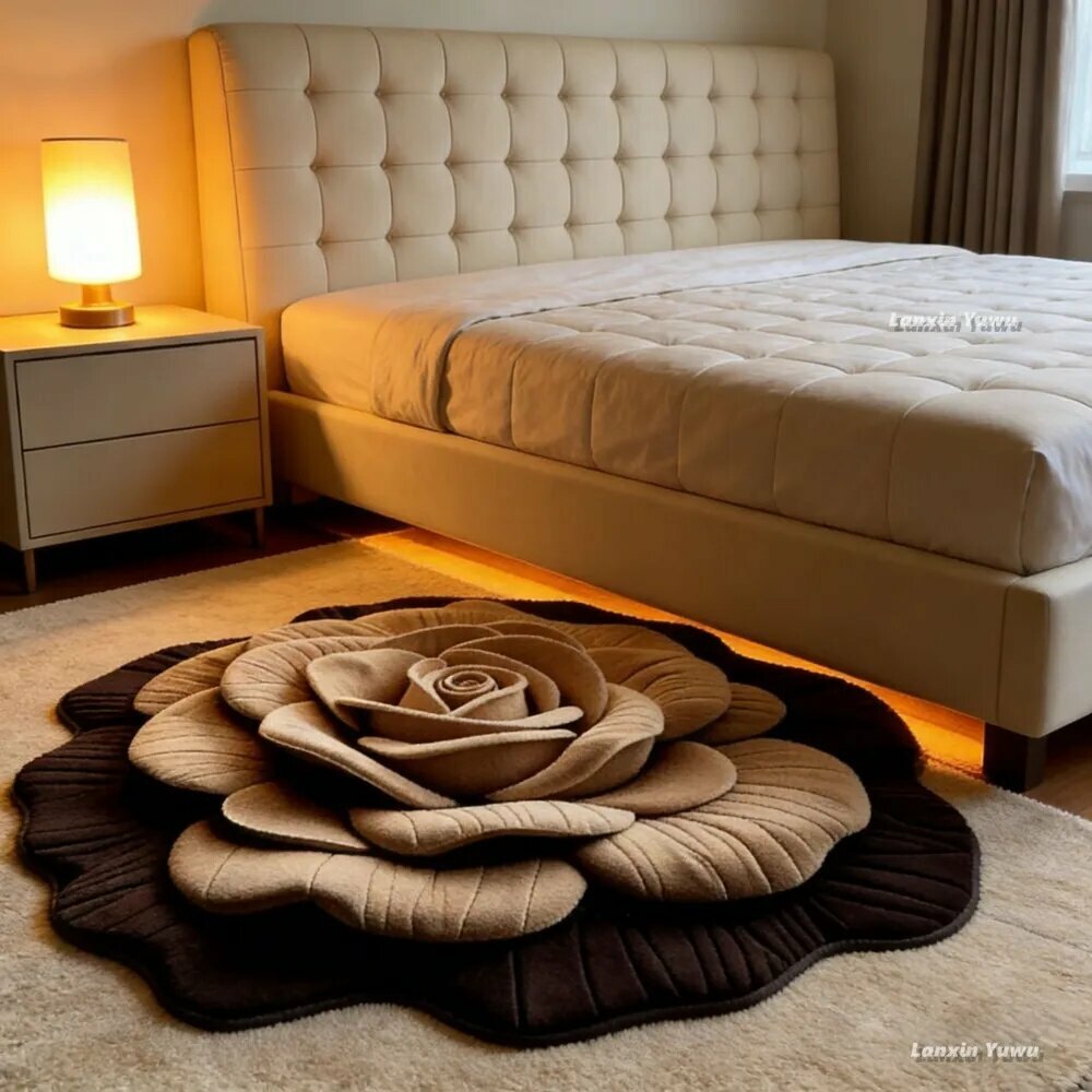 Ковер дорожка Розы 3D 80x80 см