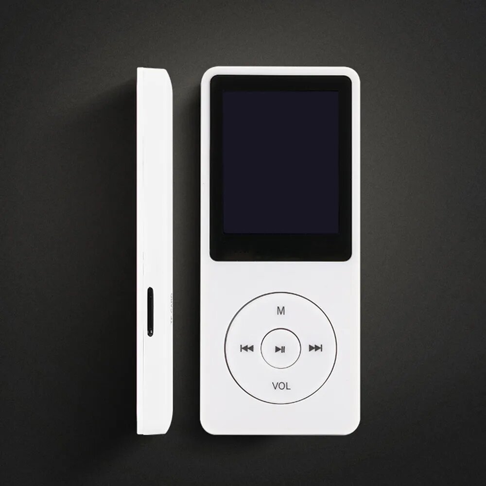 MP3-плеер без диска, белый с экраном 1.8 дюйма, 5 часов воспроизведения, USB интерфейс — фото 1