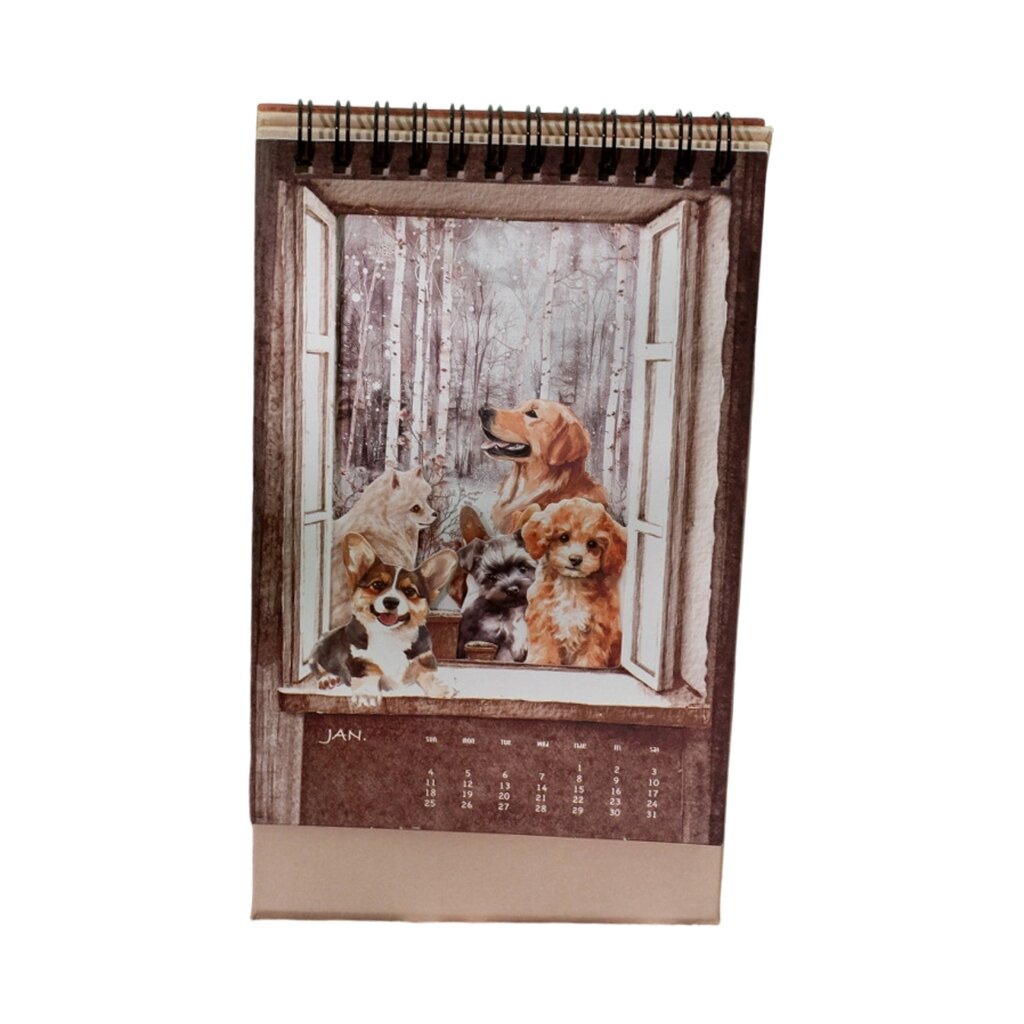 Настольные органайзеры-календарики в стиле ретро с мультяшными рисунками, Бумага в ретро-дизайне, удобная для пользователя