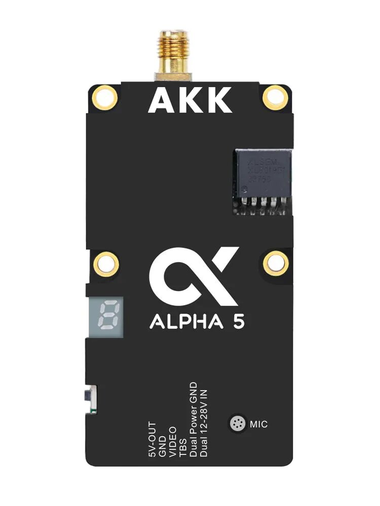 AKK Alpha 5 - 5.8GHz 5W 80CH VTX Трансмиттер для FPV Дронов
