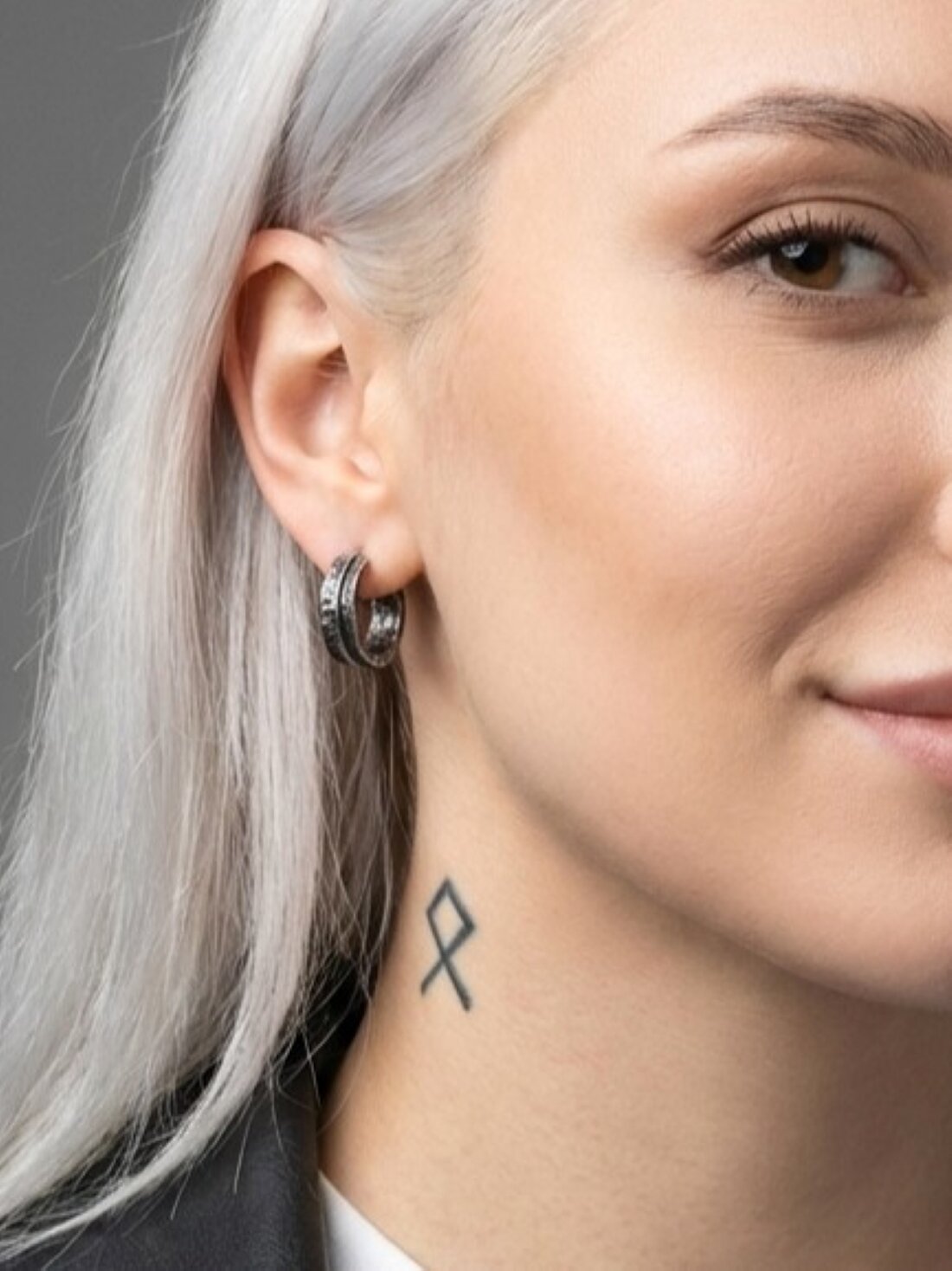 Серьги конго, двусторонние, славянский оберег