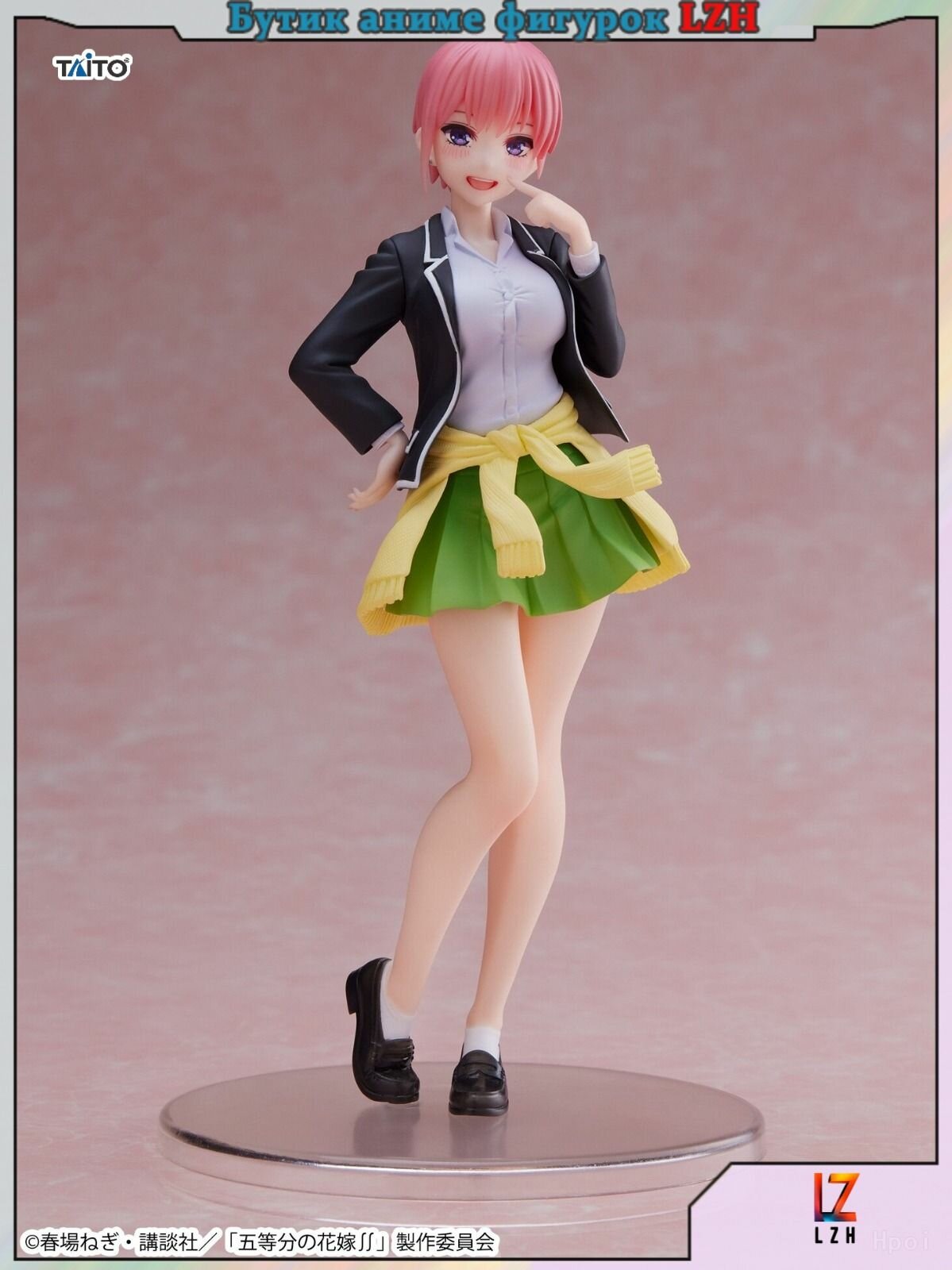 Аниме Фигурка TAiTO Coreful The Quintessential Quintuplets BiCute Dark Ичика Накано (Nakano Ichika) 20см (LZH)
