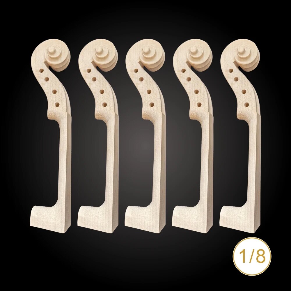 Незаконченные грифы для скрипки Stocktall, клён, 5/10 шт.