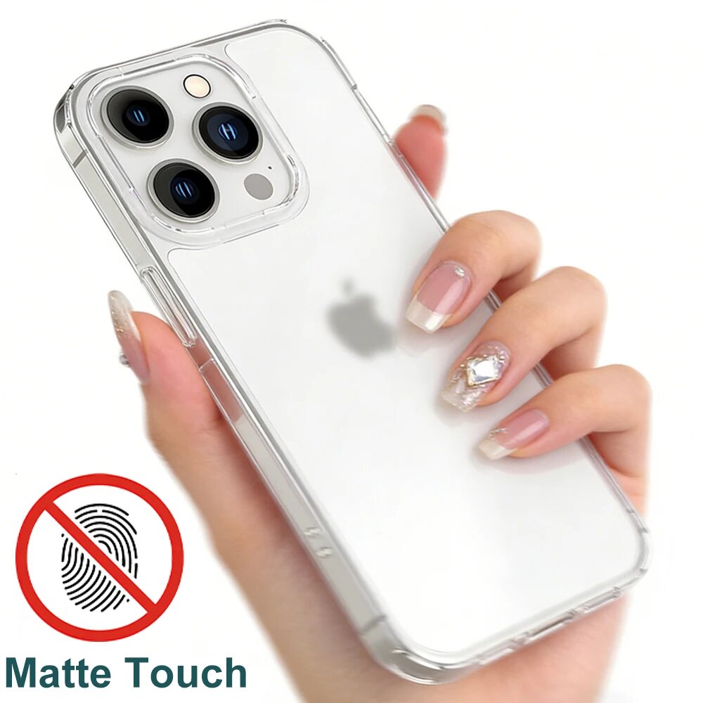 Чехол на iPhone 17 Pro, матовый, гибридный, противоударный