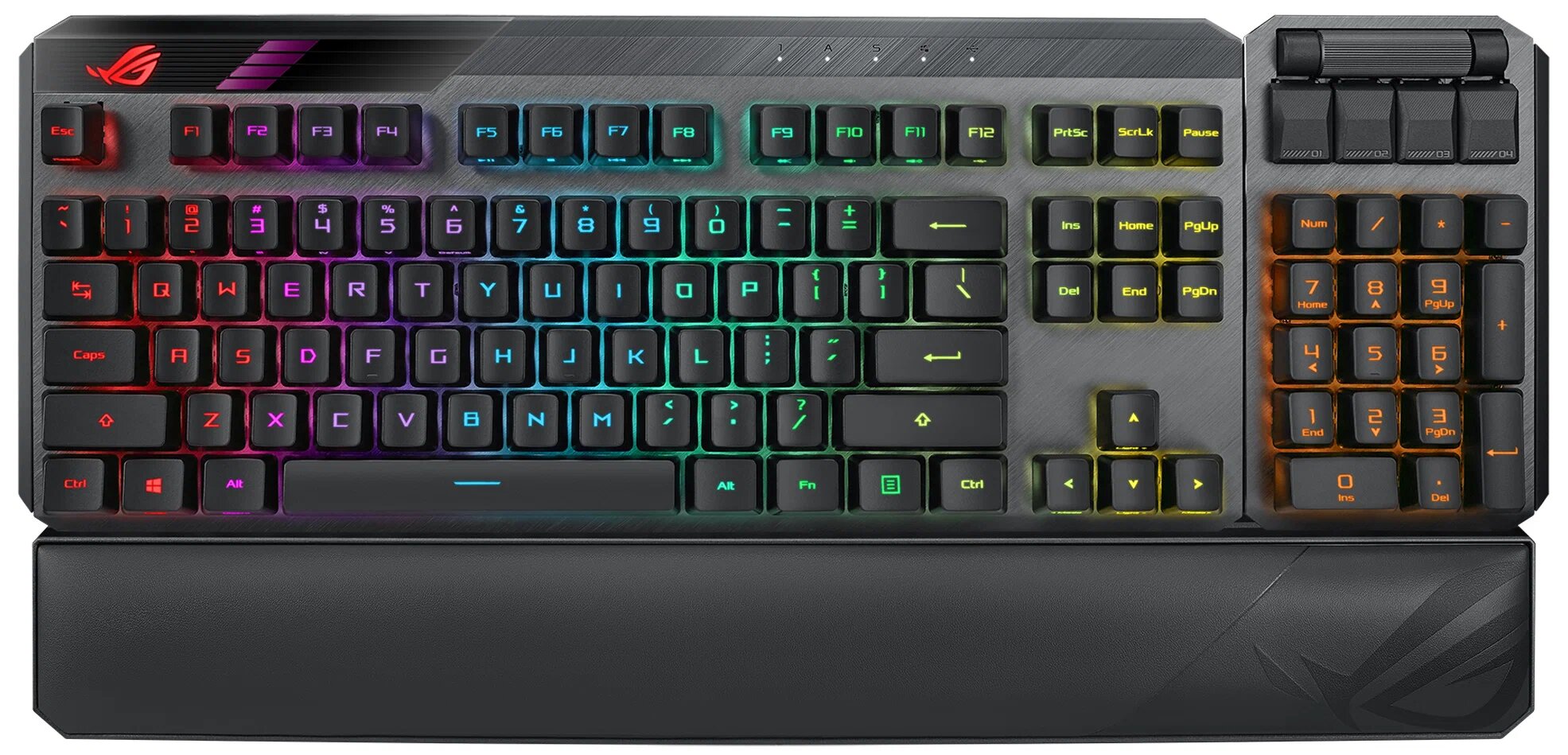 Клавиатура беспроводная ASUS ROG Claymore II (ASUS ROG RX RED, клавиш - 108, черный)