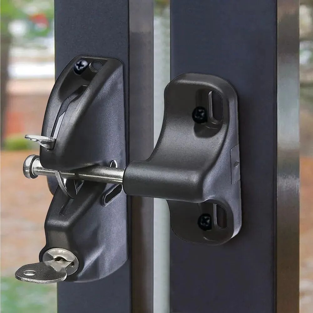 Автоматические блокировки заборов для открытых ворот , Замок