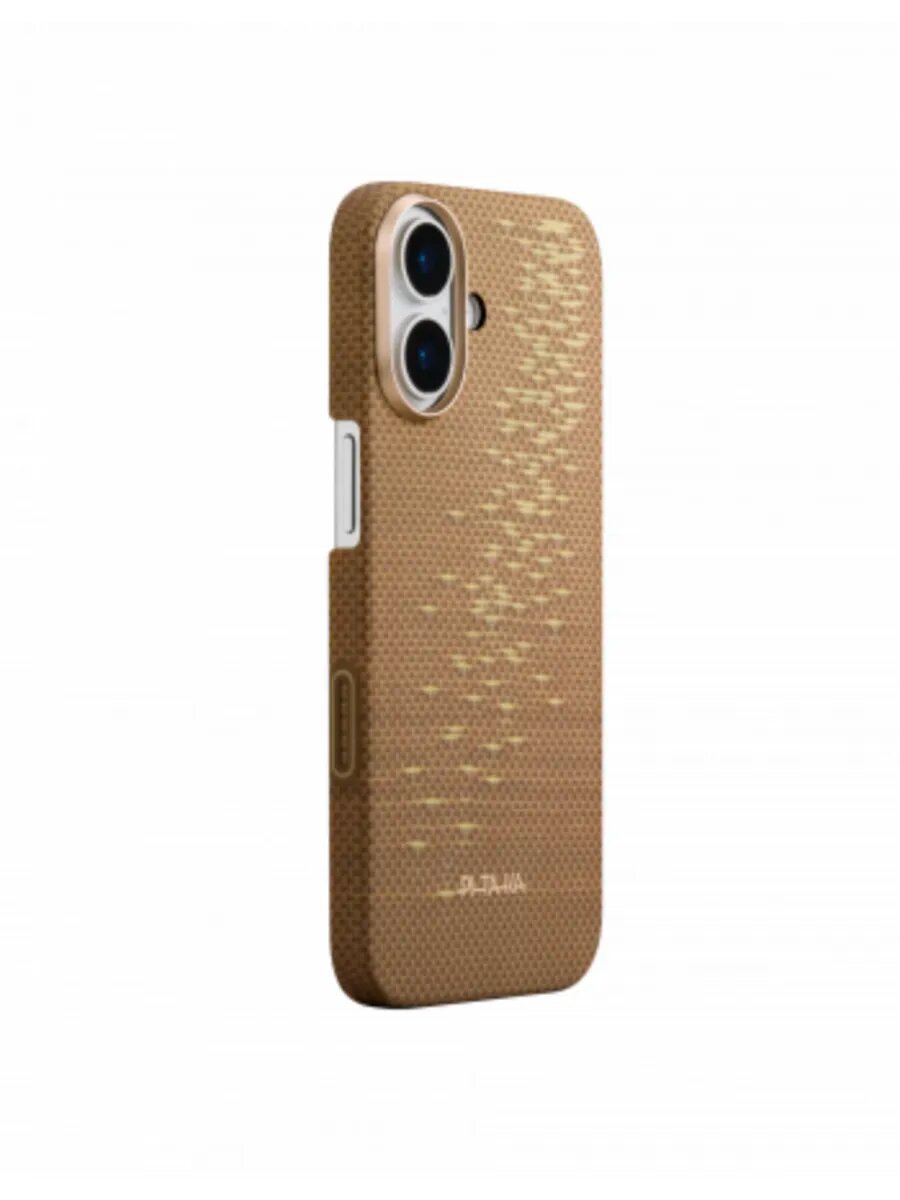 Ультра тонкий чехол (PitaTap) для iPhone 17, золотой