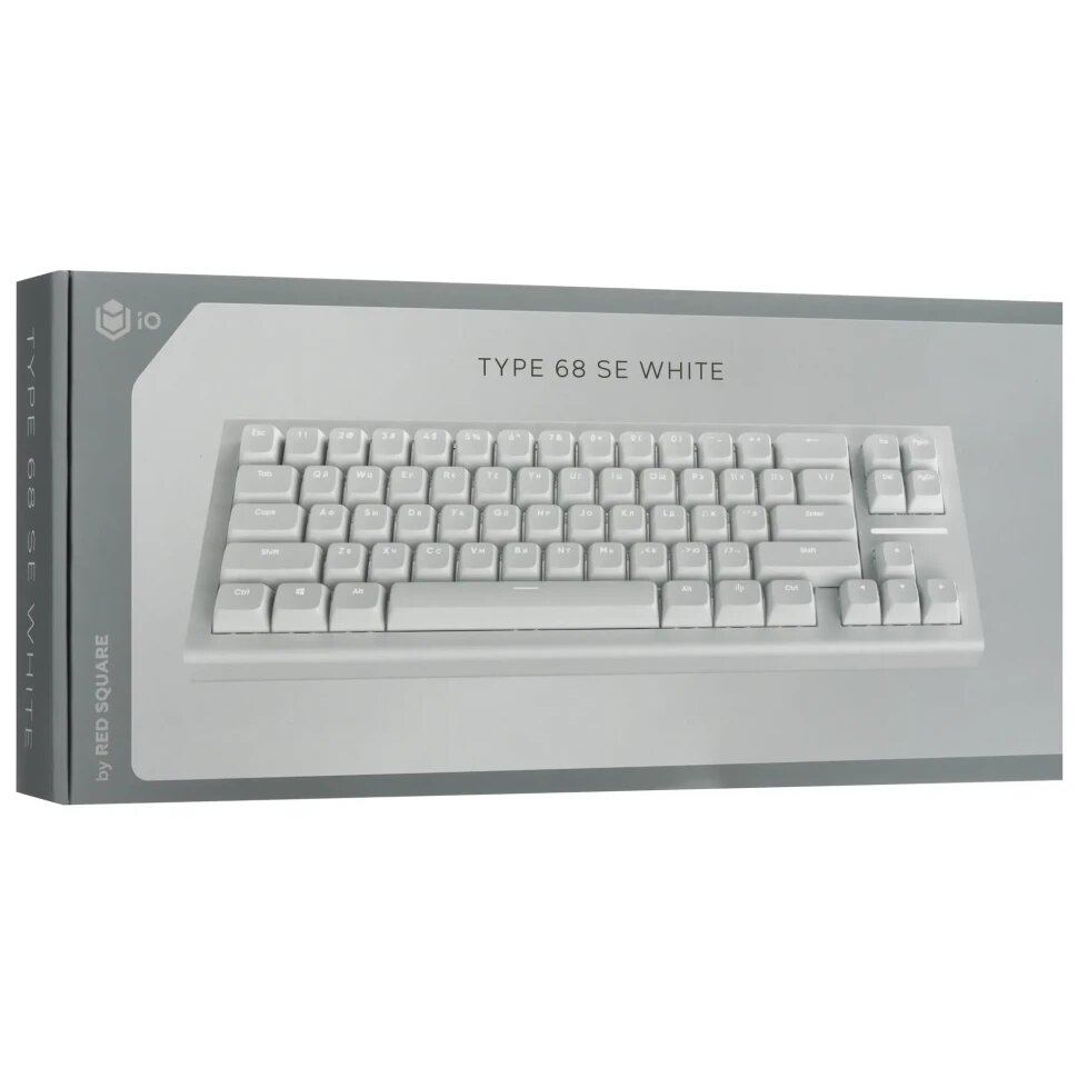 Клавиатура проводная IO by Red Square Type 68 SE, механическая, белый