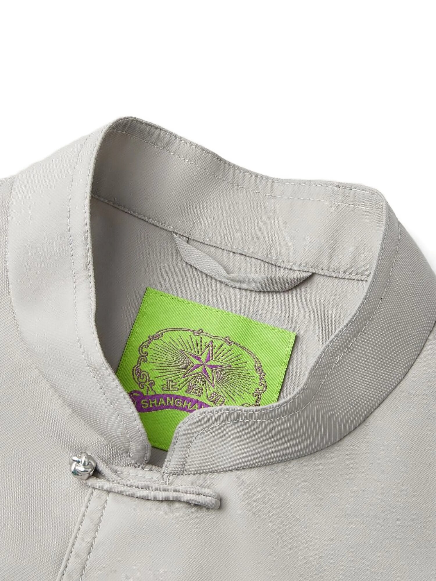 Куртка Shanghai Tang Chest-pocket jacket, размер 52, серый — фото 1