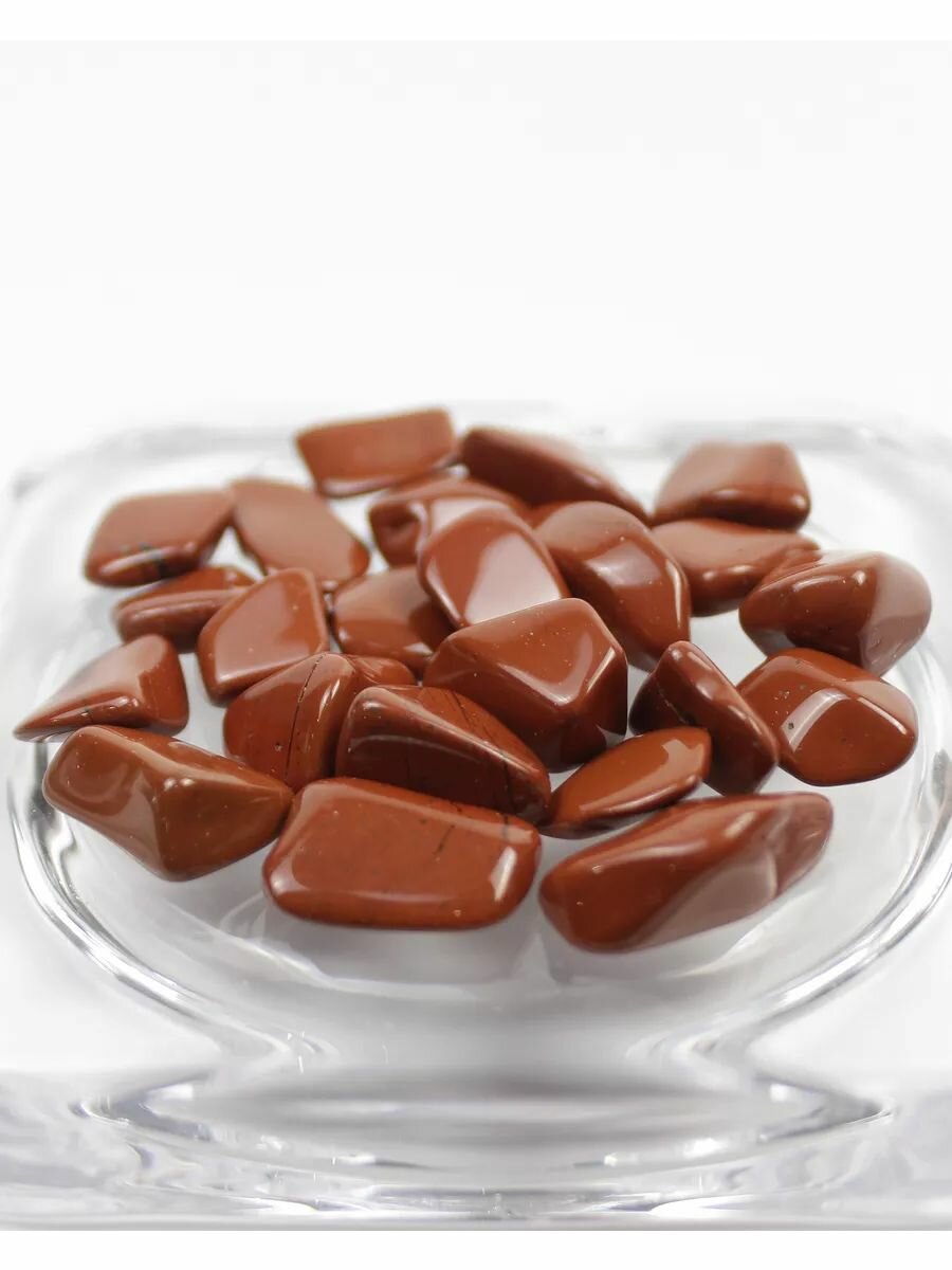 Набор натуральных камней Яшма красная S