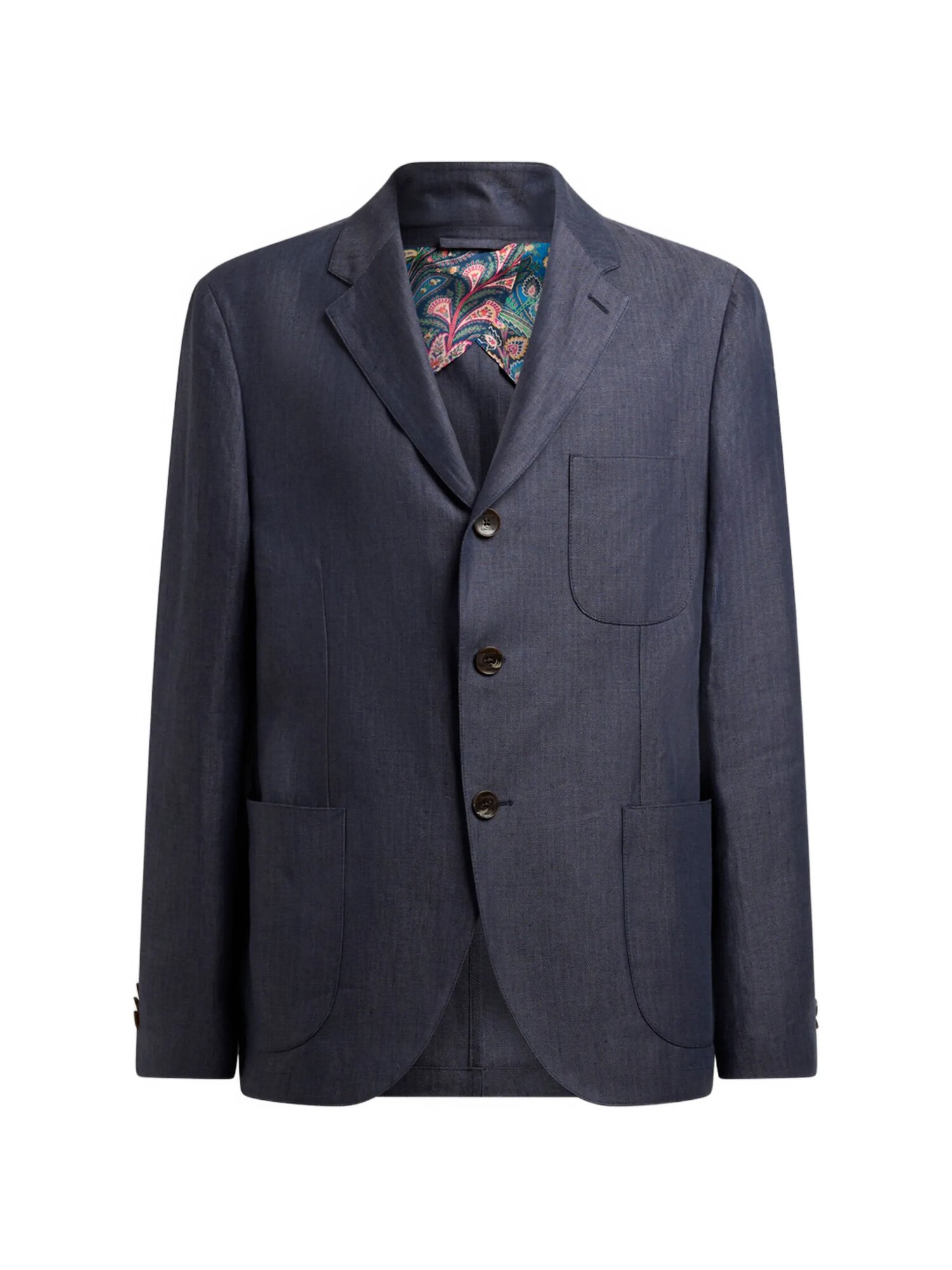 Куртка Chevron single-breasted linen jacket