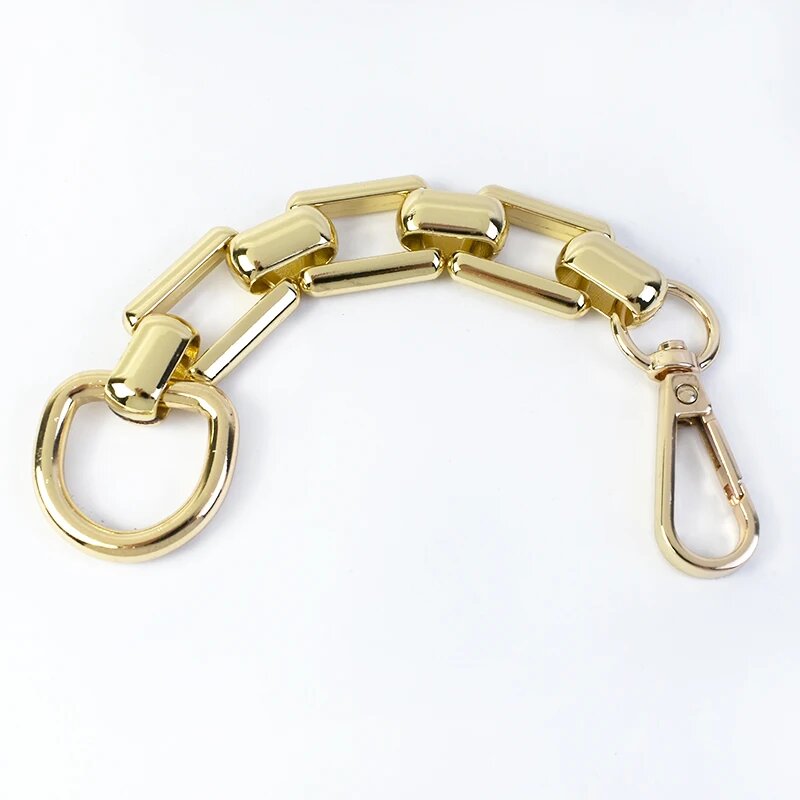 2/5 шт. Deepeel 18 см металлическая цепочка для сумки, плечевой ремень, 18cm-2Pcs, LightGold