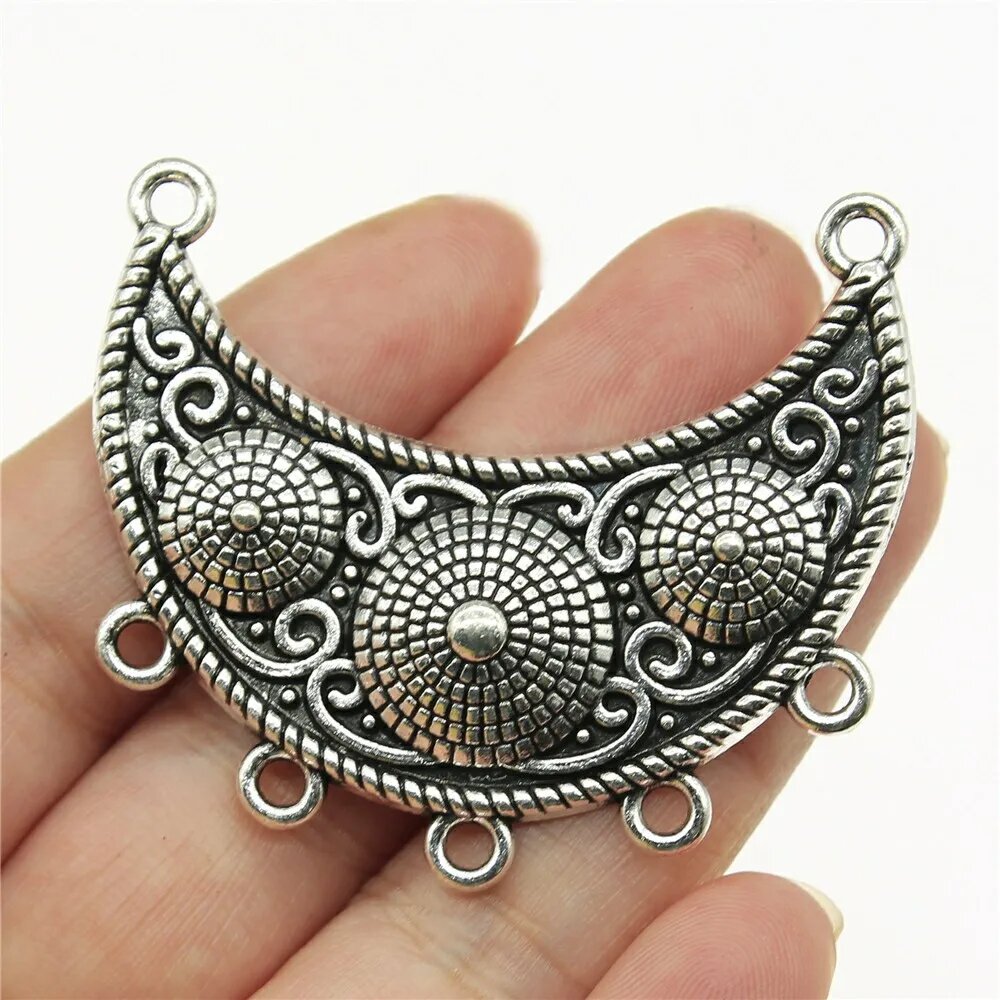 Серебряные шармы-застежки для ожерелий Irelia B13448-47x41mm