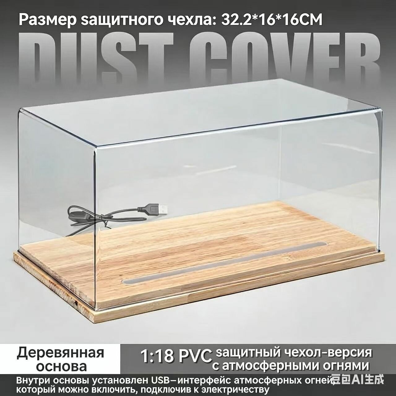 Модель 1:24 освещённая автостоянка, резиновые игрушки, коробки с лампами, модели сцены