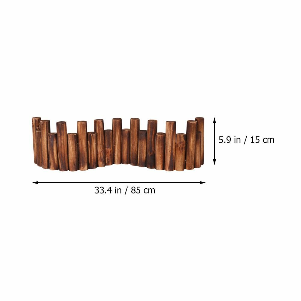 Набор садовых деревянных антикоррозийных заборов для ограждения