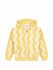 Бюстгальтер Kids around Wave-pattern zip-up hoodie, размер 10 лет, Желтый