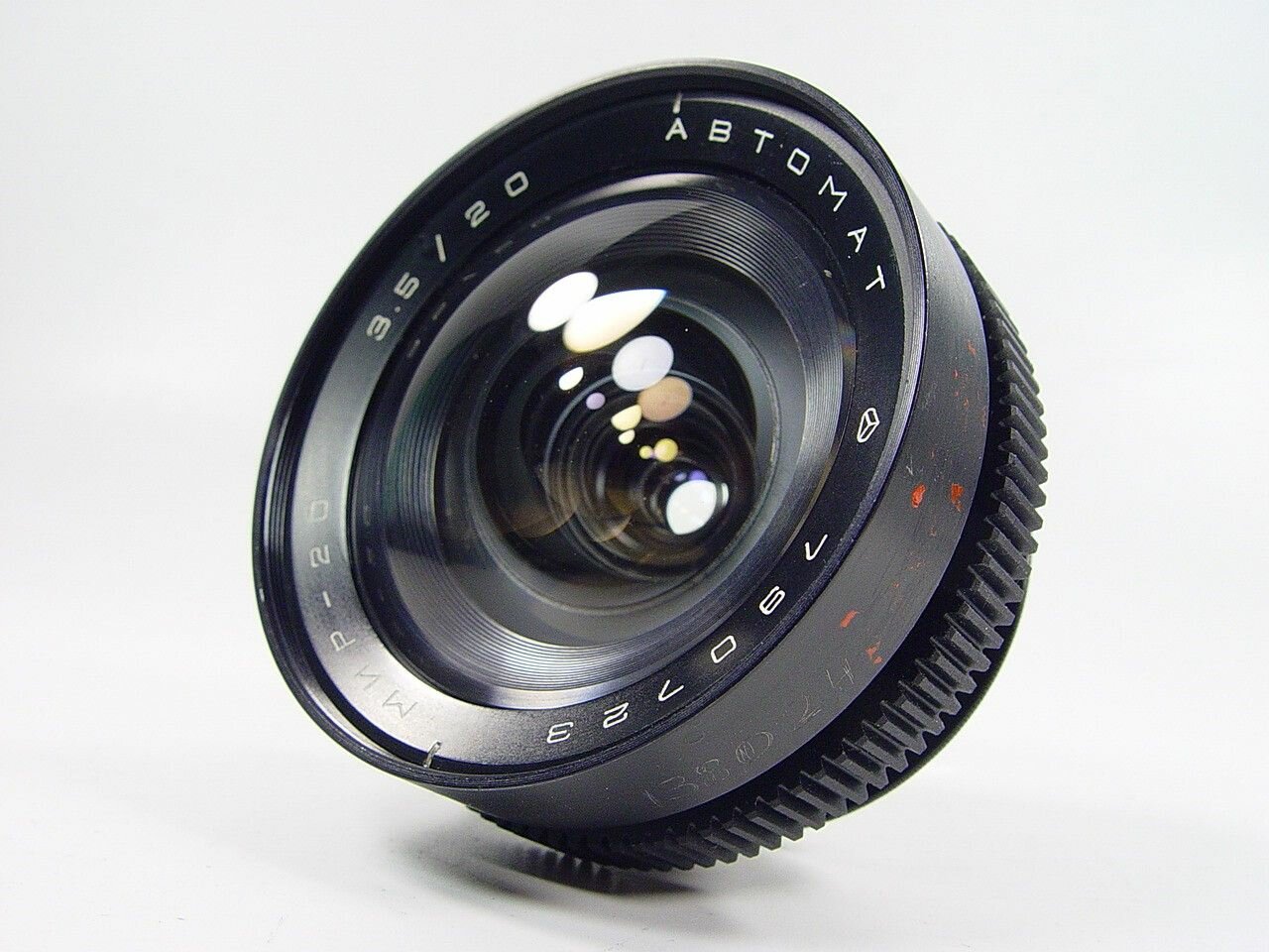 Объектив широкоугольный Мир-20 А f/3.5 20mm М42 Canon EF, EF-S . Кольцо follow focus.