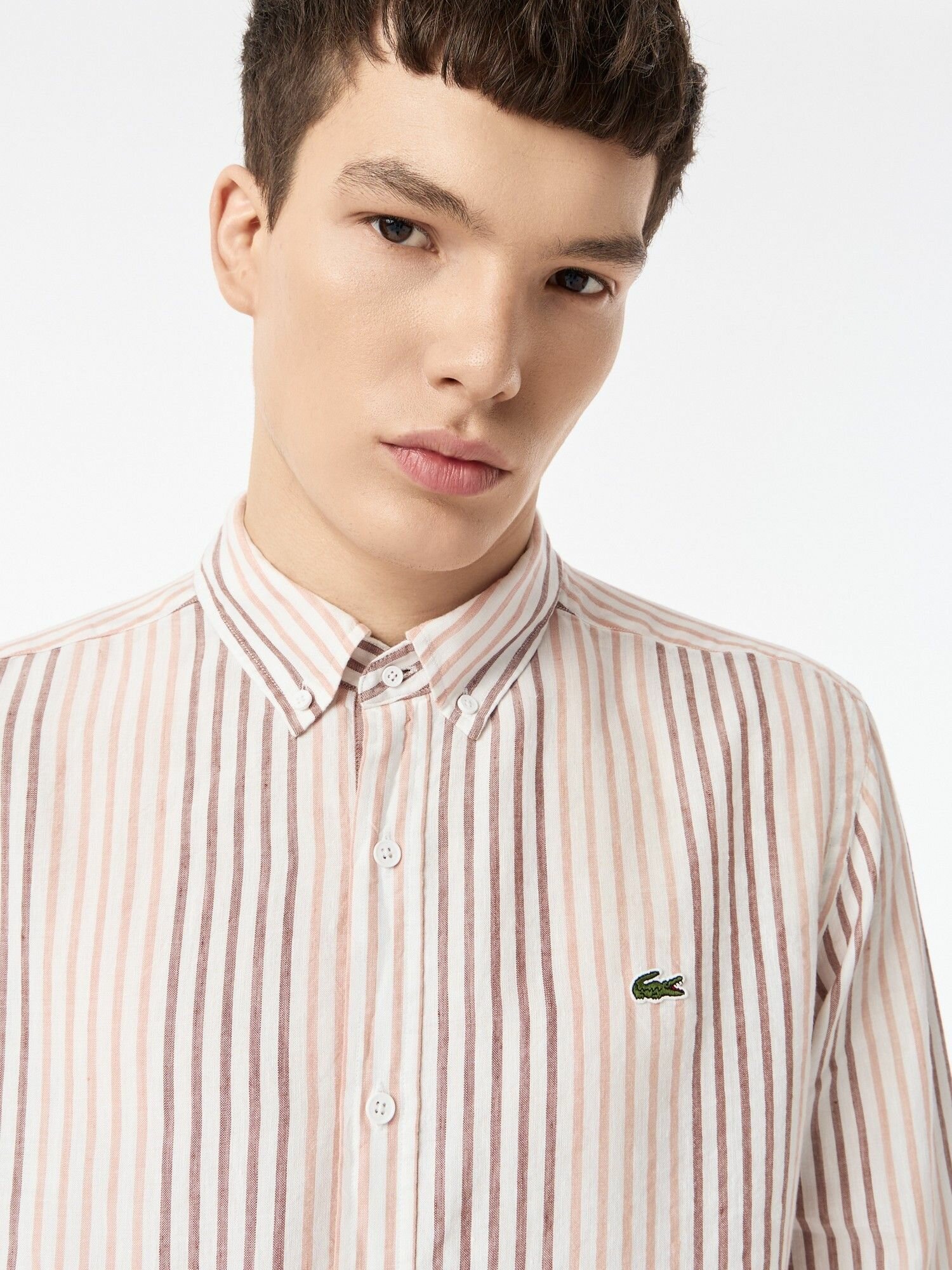 Рубашка LACOSTE Весна-лето 2026, размер T45, розовый — фото 1