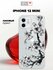 Силиконовый чехол на Apple iPhone 12 Mini / Айфон 12 mini с принтом Ветка сакуры...