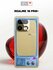 Чехол на Realme 16 Pro+ / Реалми 16 Про+ с принтом Голубое радио
