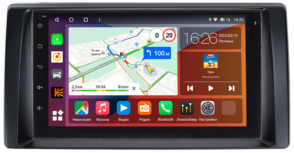 Штатная магнитола Toyota Camry XV30 2001-2006 Canbox Logic-i3 5720-RP-TYCA3Xc-10 Android 13 (4G-SIM, 4/64, DSP, QLed, 360)