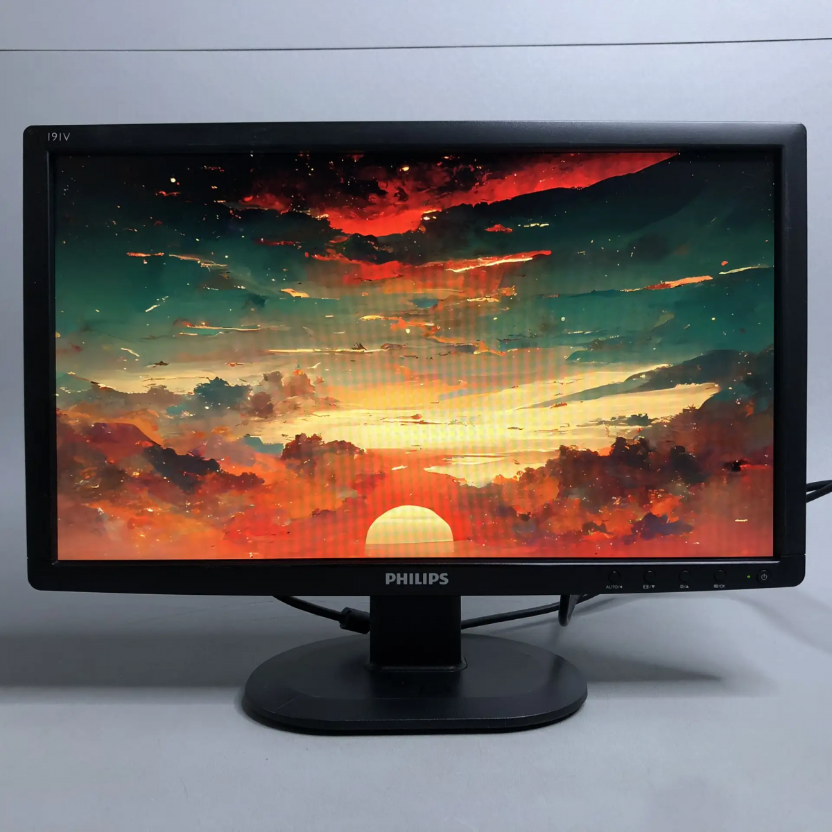 18.5" Монитор Philips 191V2SB/62, 1366x768, TN+film, черный
