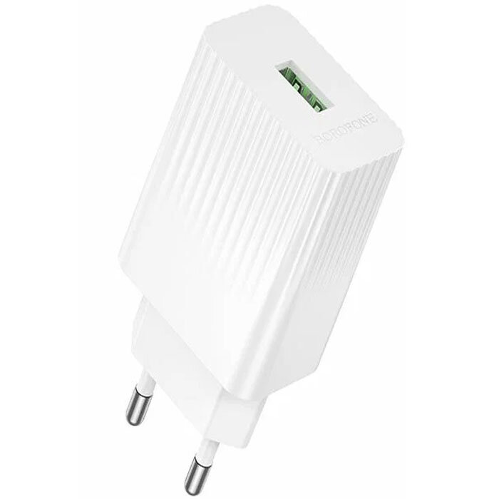 Адаптер питания USB-C 3.0А Hoco CS72A White зарядка PD 30W GaN быстрая зарядка - белый
