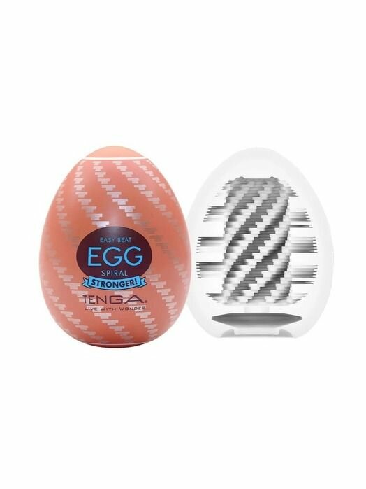 Мастурбатор-яйцо Tenga "Egg Spiral", силиконовый, с лубрикантом