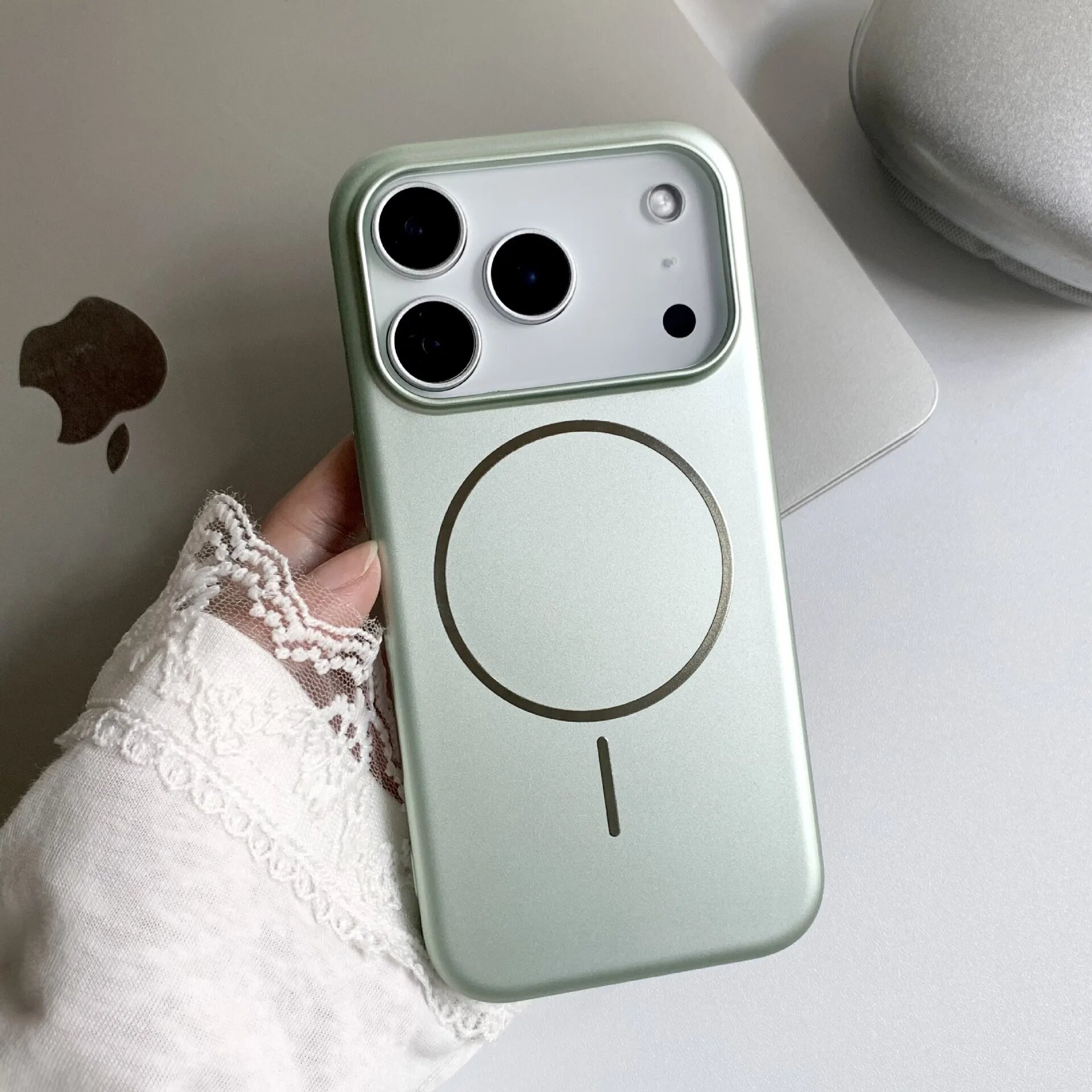 Матовый чехол для Magsafe iPhone 17 Pro Max Air 16 Plus 15 14 13 12 11 Mag Safe 17Pro iPhone17 Жесткий чехол для телефона Аксессуары