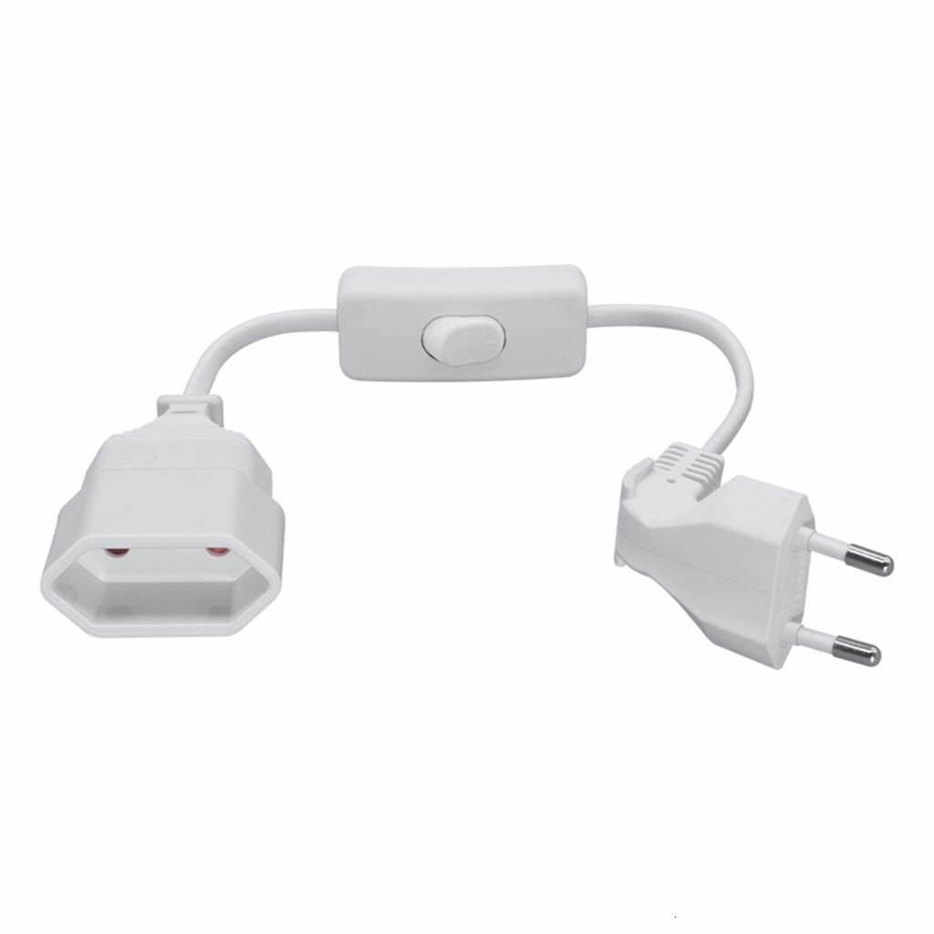 Кабель питания 2.5A 250V 4.0MM с выключателем, - A