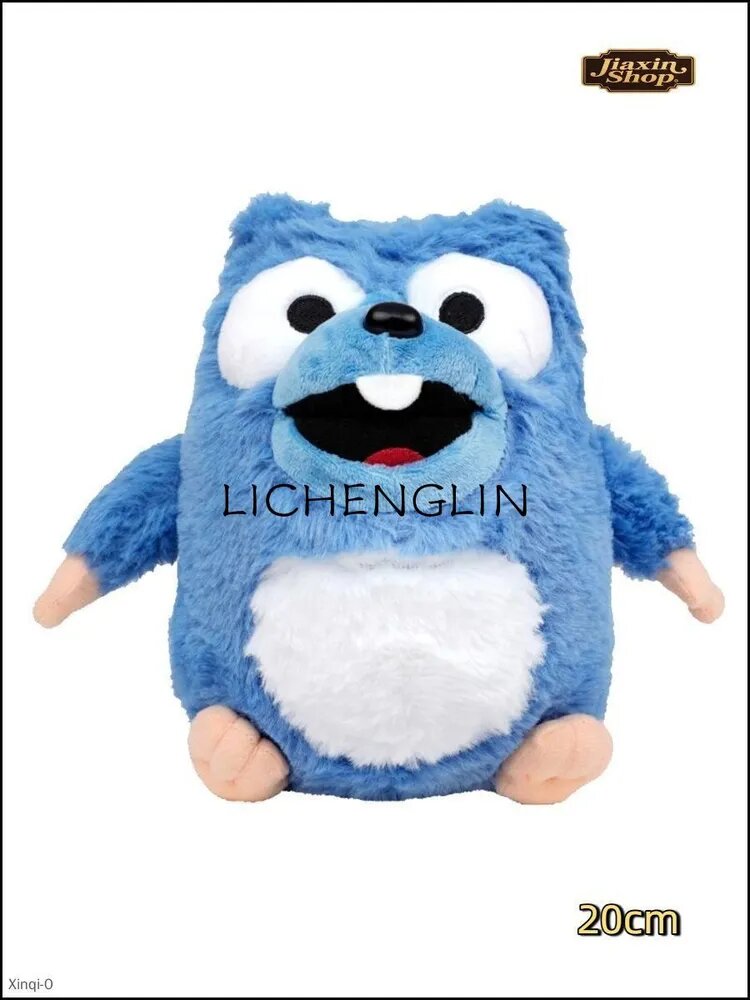 Гризли и Лемминги Маша Мягкие игрушки 20cm Голубой Мягкая игрушка для детей