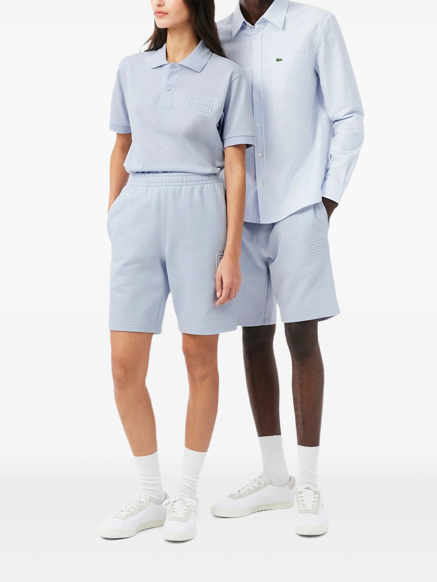Шорты LACOSTE Elasticated-waist track shorts, размер XL, синий — фото 1