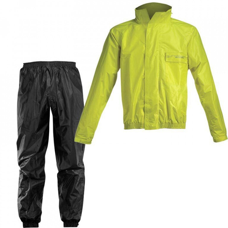 Acerbis Дождевик Logo rain suit черно-желтый L