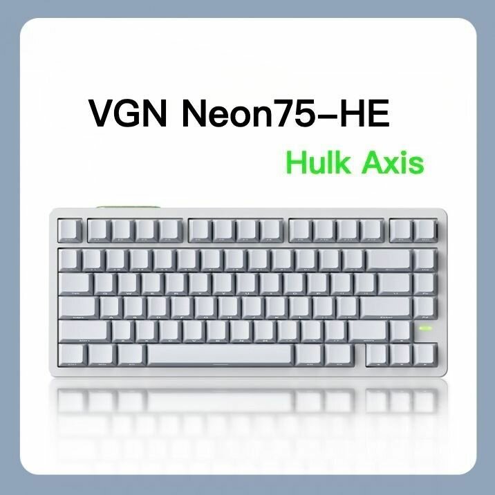 VGN Neon75 Механическая клавиатура с магнитным переключателем и возможностью горячей замены RGB
