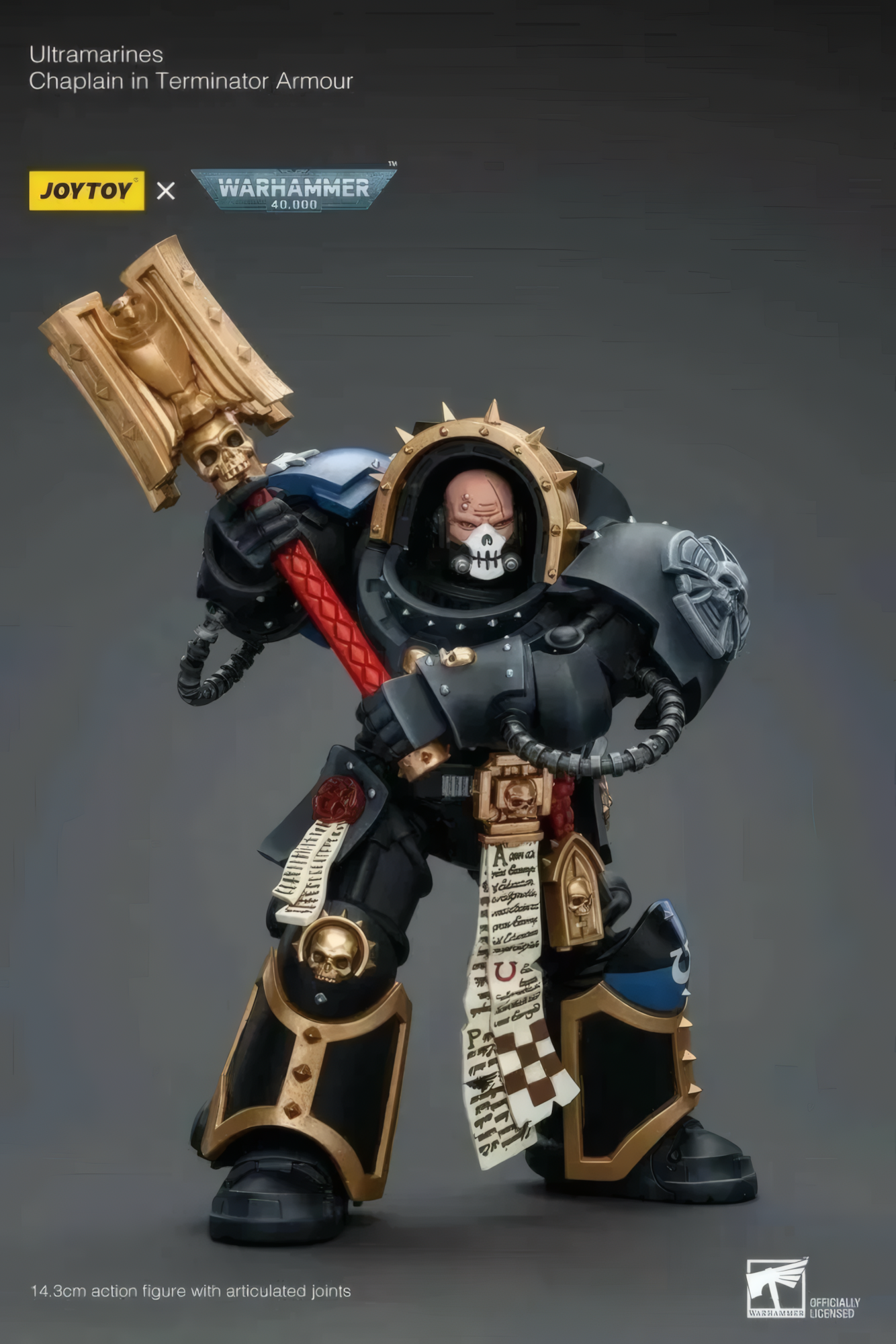 Warhammer 40,000 Ультрамарины Капеллан в Терминаторских доспехах/Ultramarines Chaplain in Terminator Armour