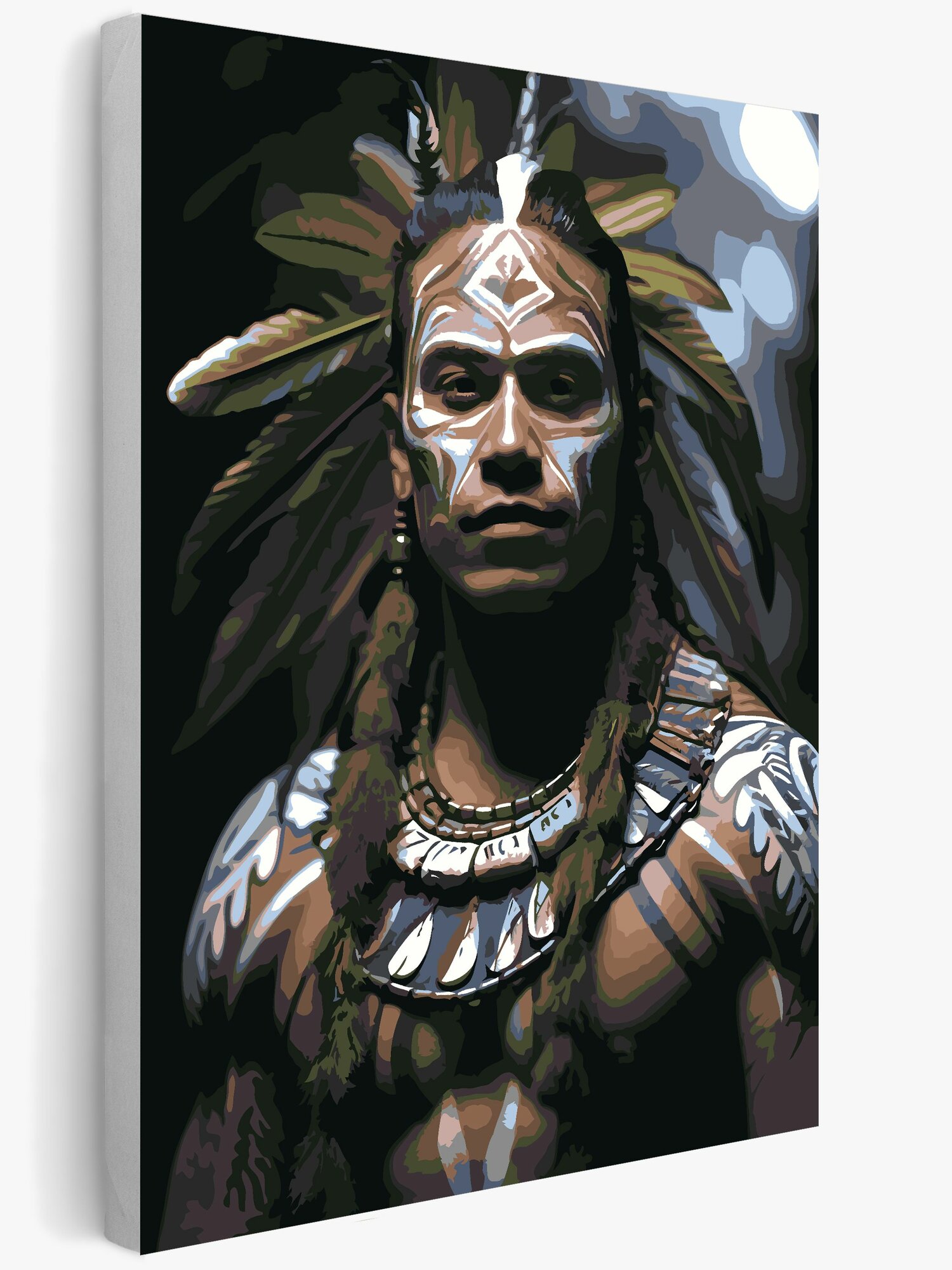 Картина по номерам индейцы