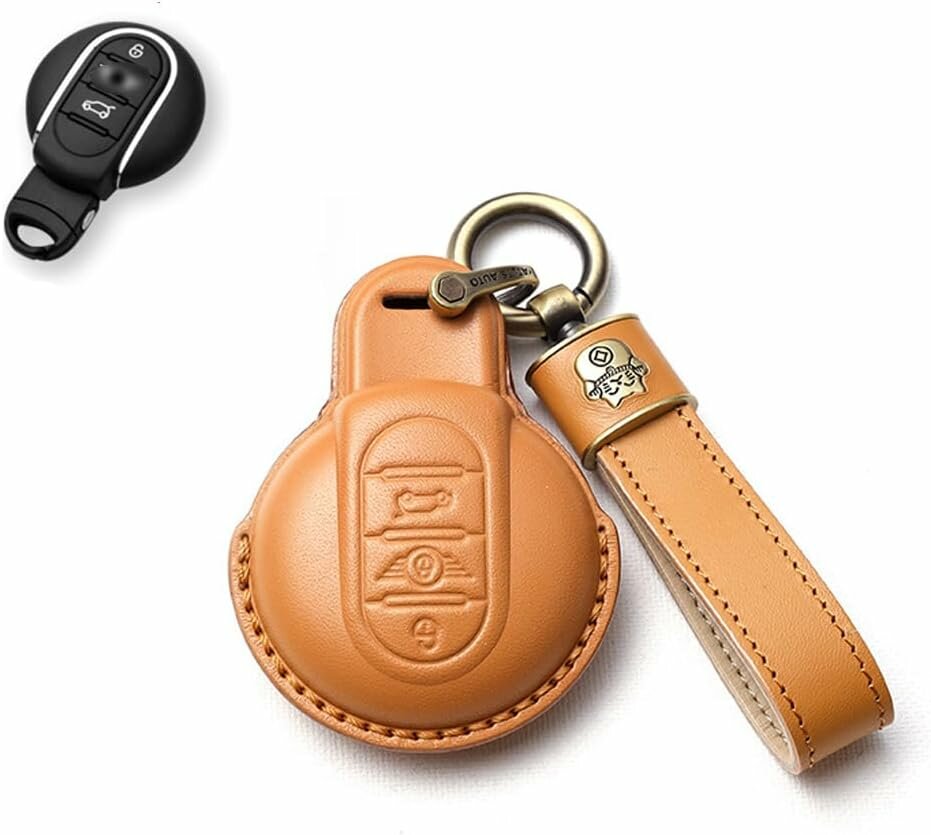 Чехол для ключей подходит для Mini Cooper 2016-2021 Clubman Countryman с жесткой крышей, кабриолет, вход без ключа, защи